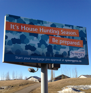 Synergy Credit Union- Billboard – Reid & Wright Advertising