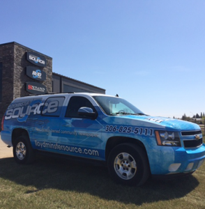 Lloydminster Source- Vehicle Wrap – Reid & Wright Advertising
